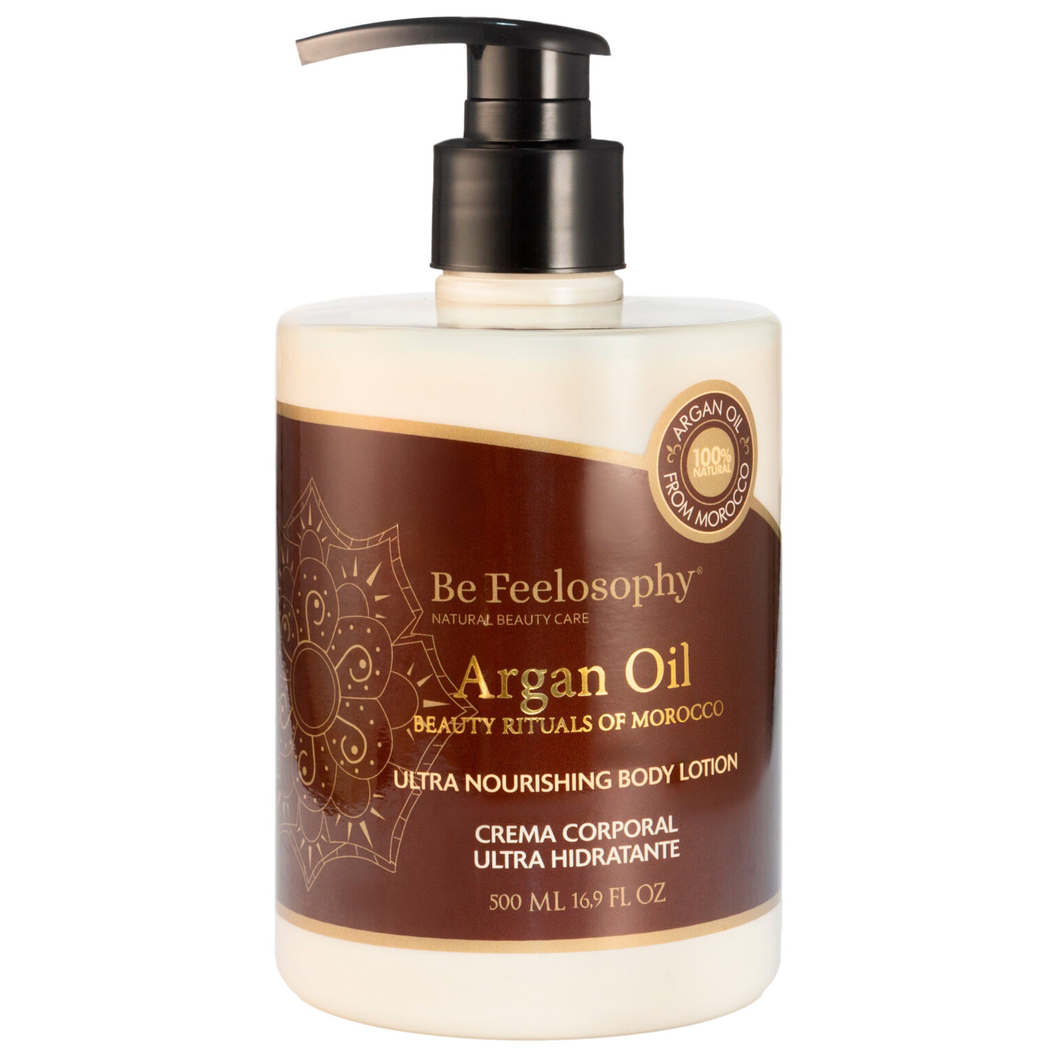 Nueva Crema Corporal Ultra Hidratante de Argán 500 ML – BeFeelosophy